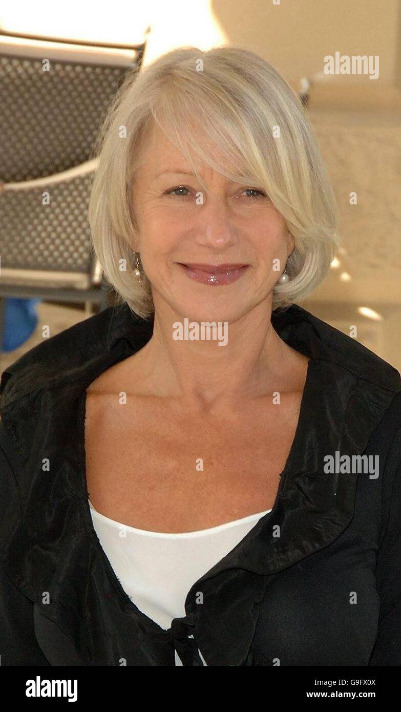 AP OUT Dame Helen Mirren outside the Hotel des Bains for a photocall ...