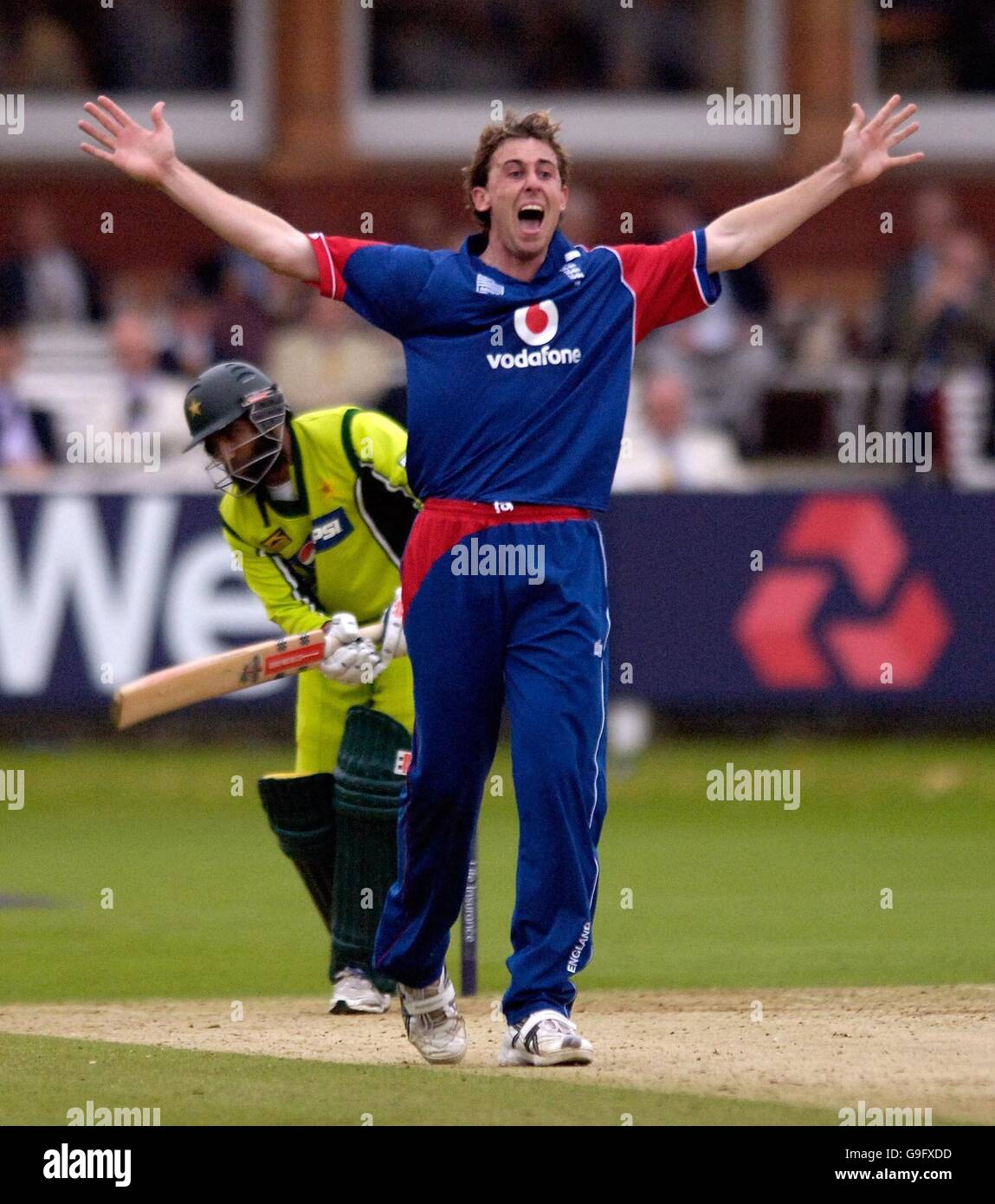 During the 2nd one day international at lords cricket ground hi-res ...