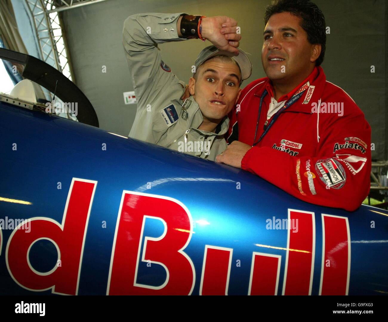 REDBULL AIRRACE, 2nd September 2006. Big Brother contestants Niki and ...