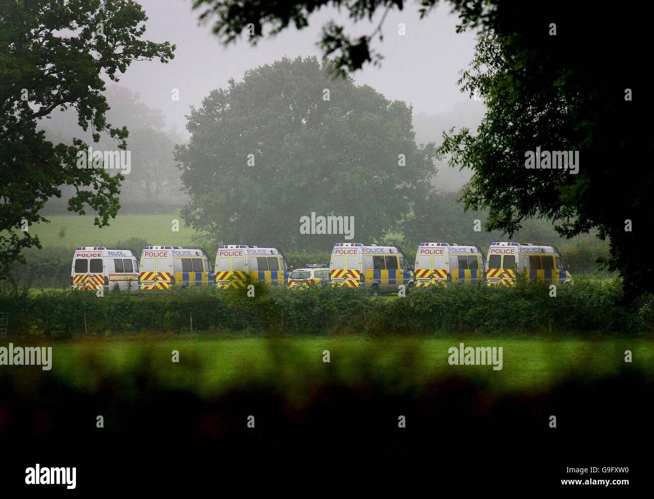Police 'terror' raids Stock Photo - Alamy