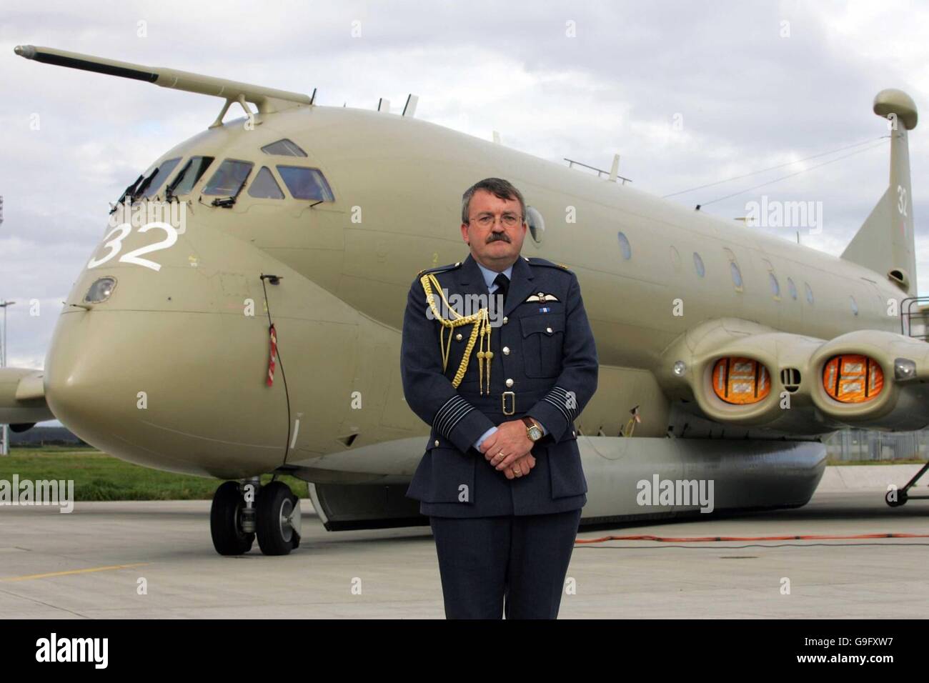 Group Captain Chris Birks, station commander, at the RAF Kinloss base ...