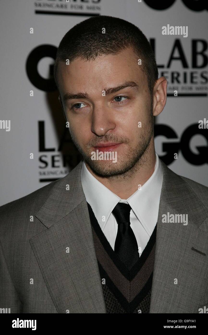 Justin Timberlake arrives for the GQ Men of the Year Awards 2006 at the ...