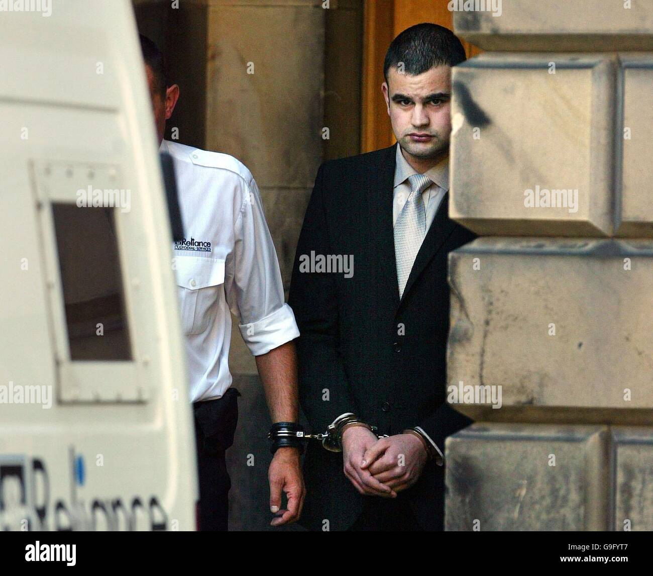 Departs after the trial at the high court hi-res stock photography and ...