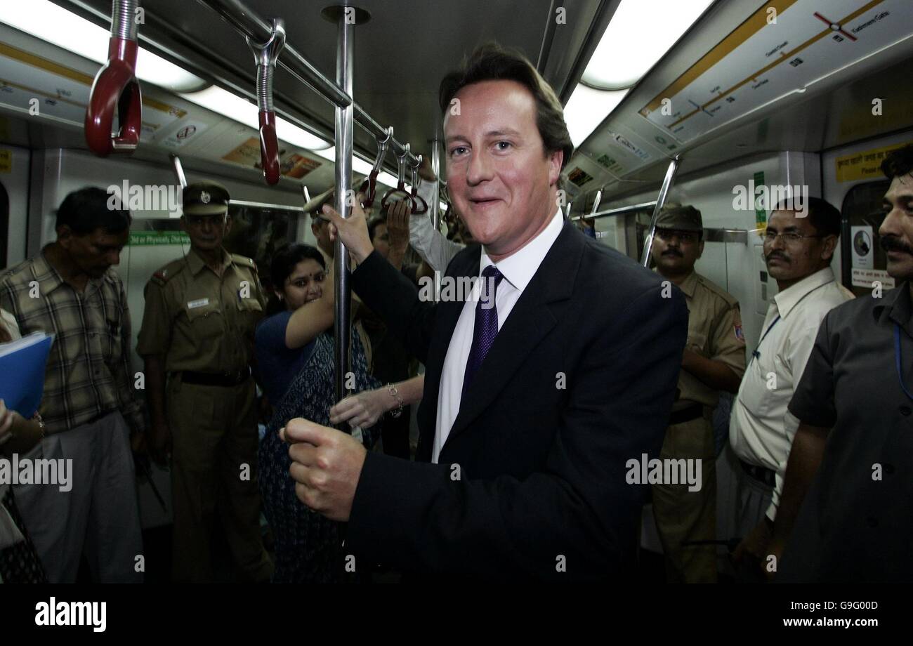 David Cameron on India visit Stock Photo - Alamy