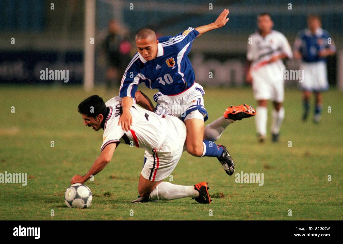 Soccer - Asian Cup 2000 - Quarter Final - Japan v Iraq. Iraq's Haidar ...