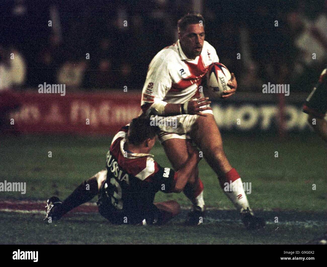 Rugby League - 2000 World Cup - Group One - England v Russia Stock ...