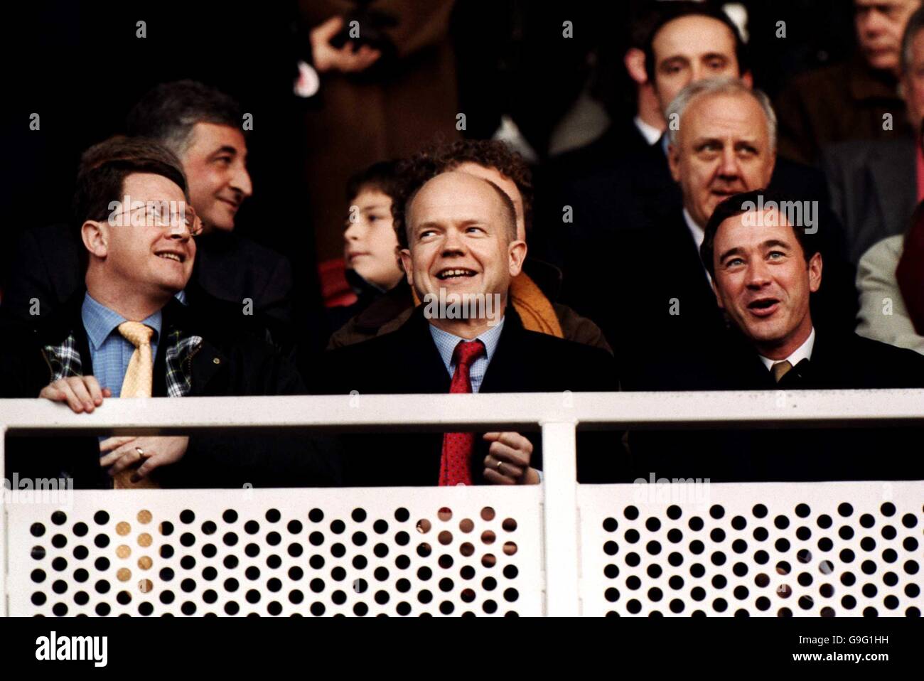 Middlesbrough chairman Steve Gibson (r) sitting alongside Leader of the ...