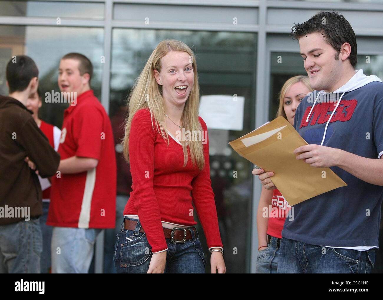 Top-grade increase boosts A-level results Stock Photo - Alamy