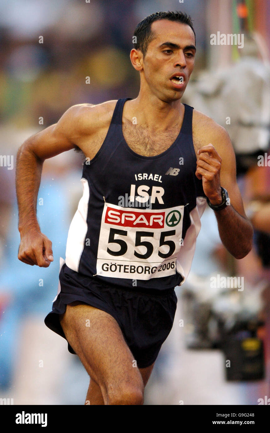 Israels itai migidi competes in the 3000m steeplchase hi-res stock ...