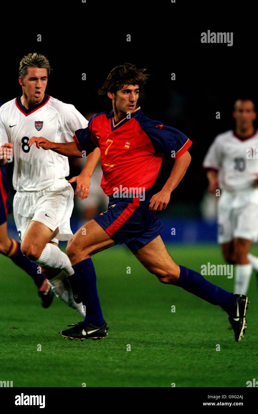 Sydney 2000 Olympic Games - Soccer - Semi Final - Spain v USA Stock ...