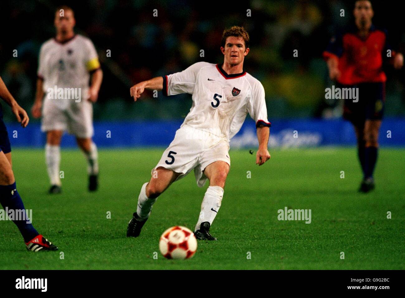 Sydney 2000 Olympic Games - Soccer - Semi Final - Spain v USA Stock ...