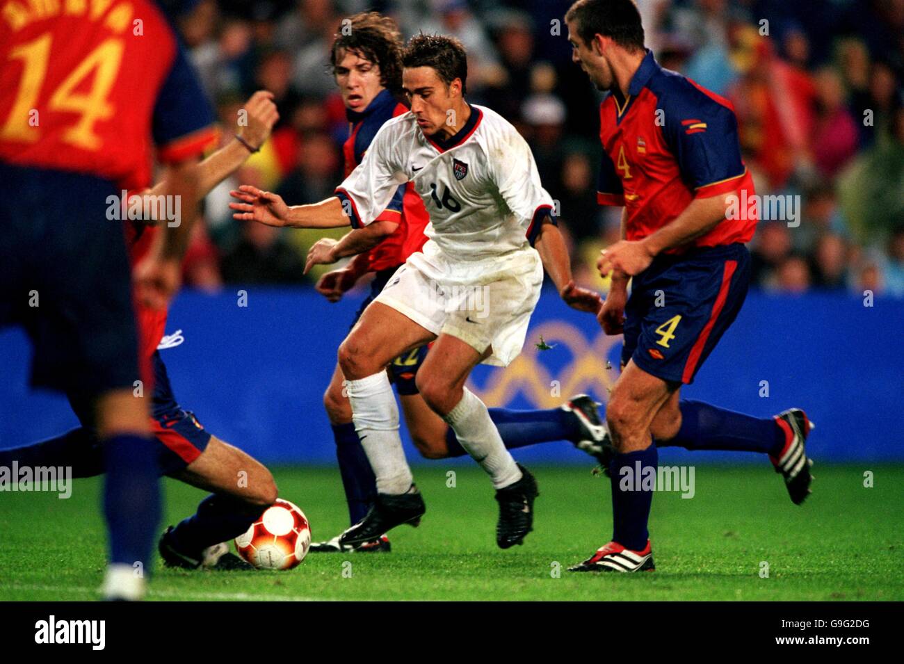 Sydney 2000 Olympic Games - Soccer - Semi Final - Spain v USA. USA's ...