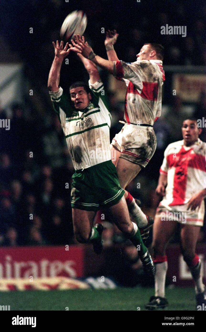 Rugby league 2000 world cup quarter final ireland v england hi-res ...