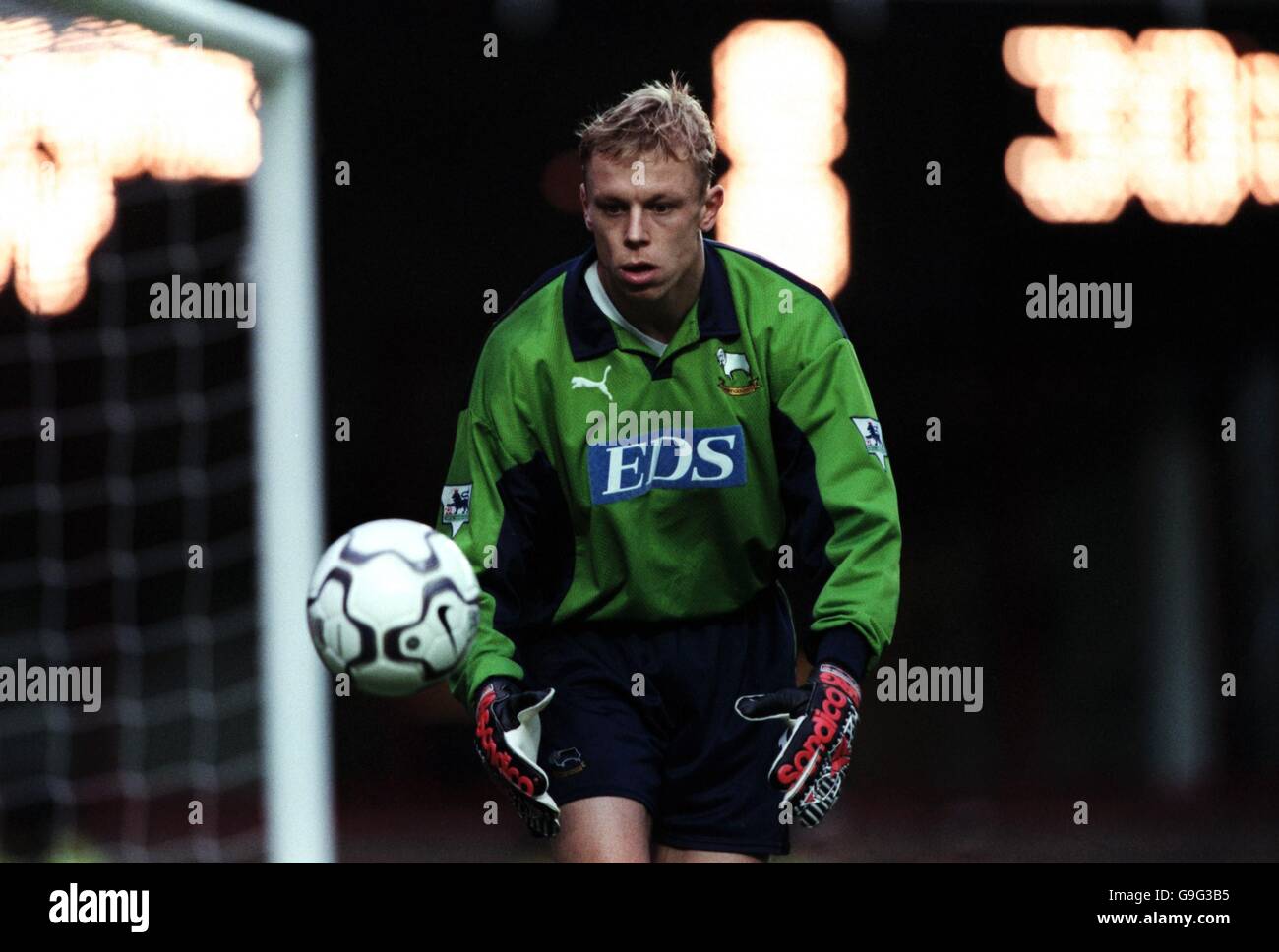 Soccer - FA Carling Premiership - Arsenal v Derby County. Mart Poom ...