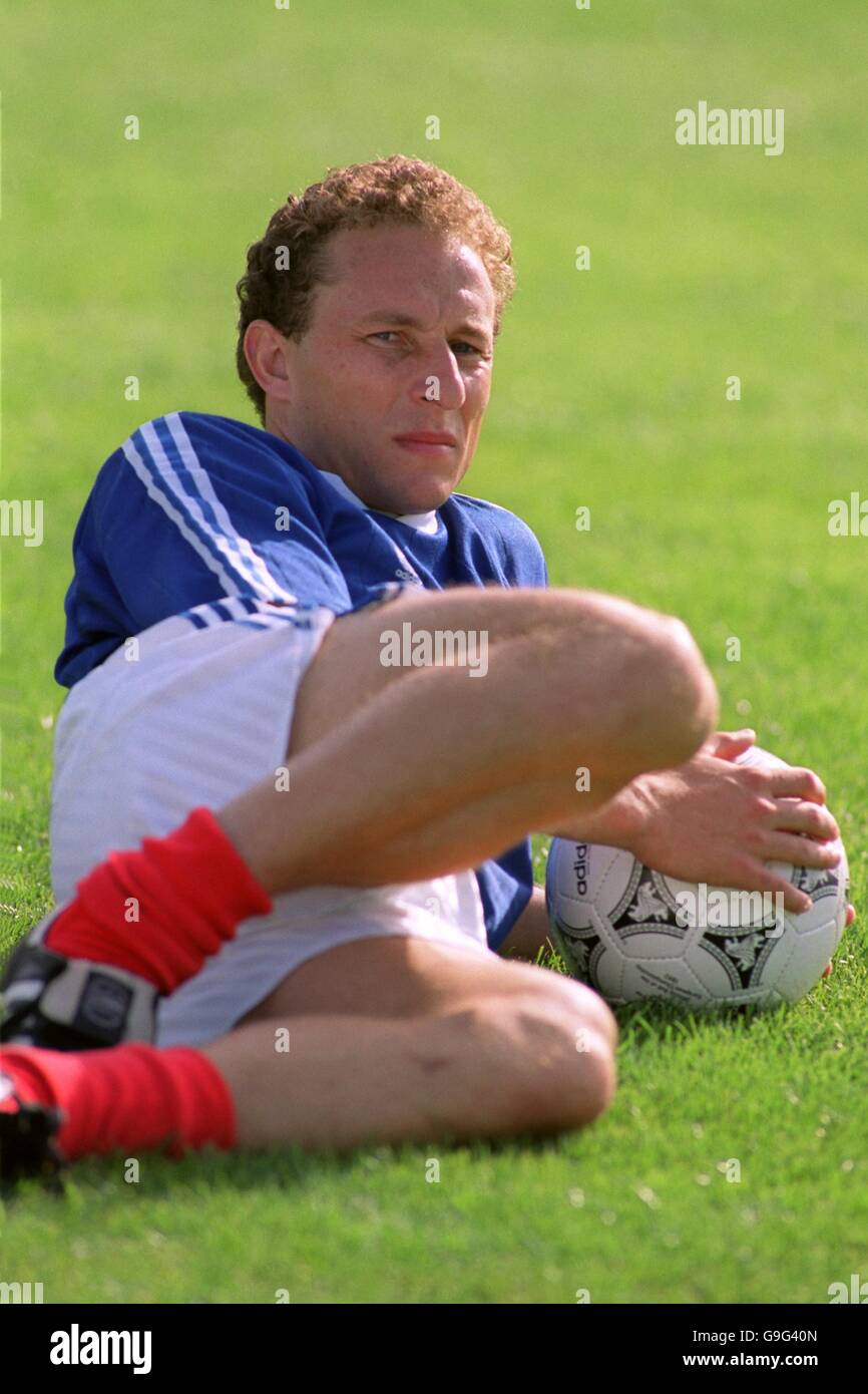 Soccer - European Championships - France Training. France's Jean-Pierre ...