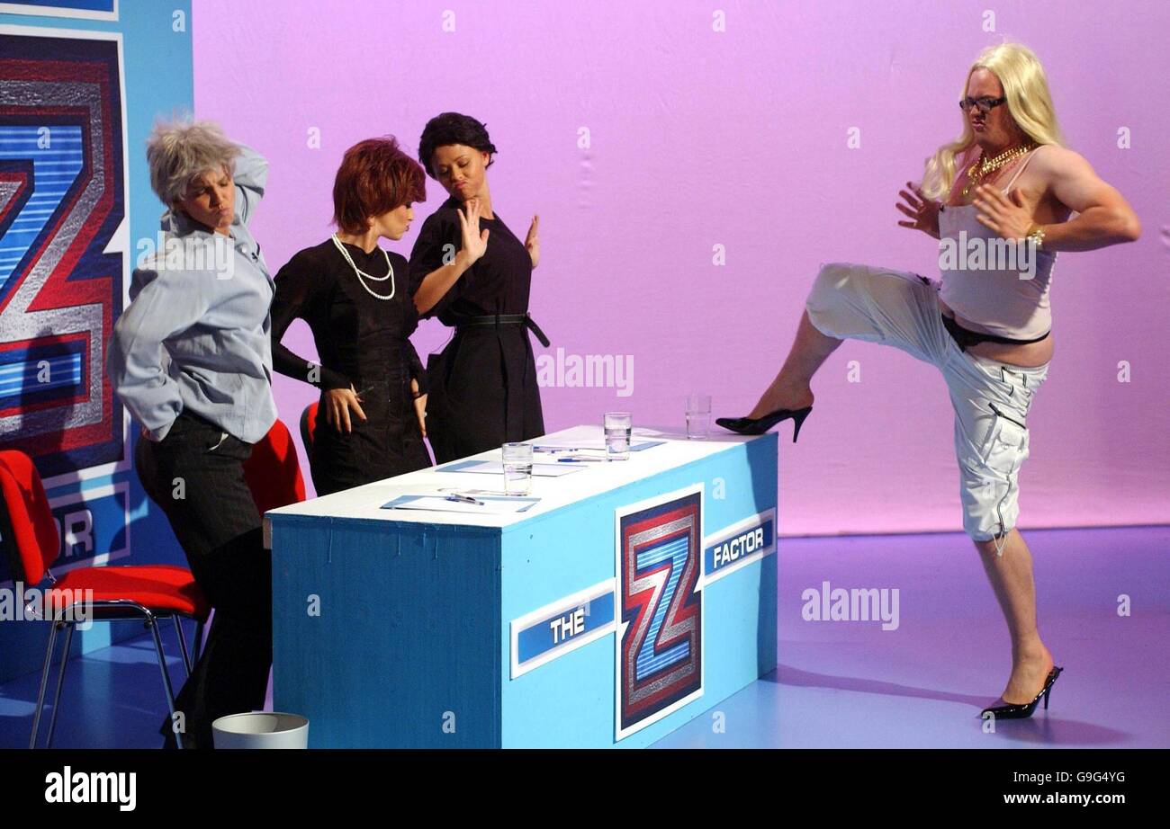 Girls Aloud film The Friday Night Project Stock Photo - Alamy