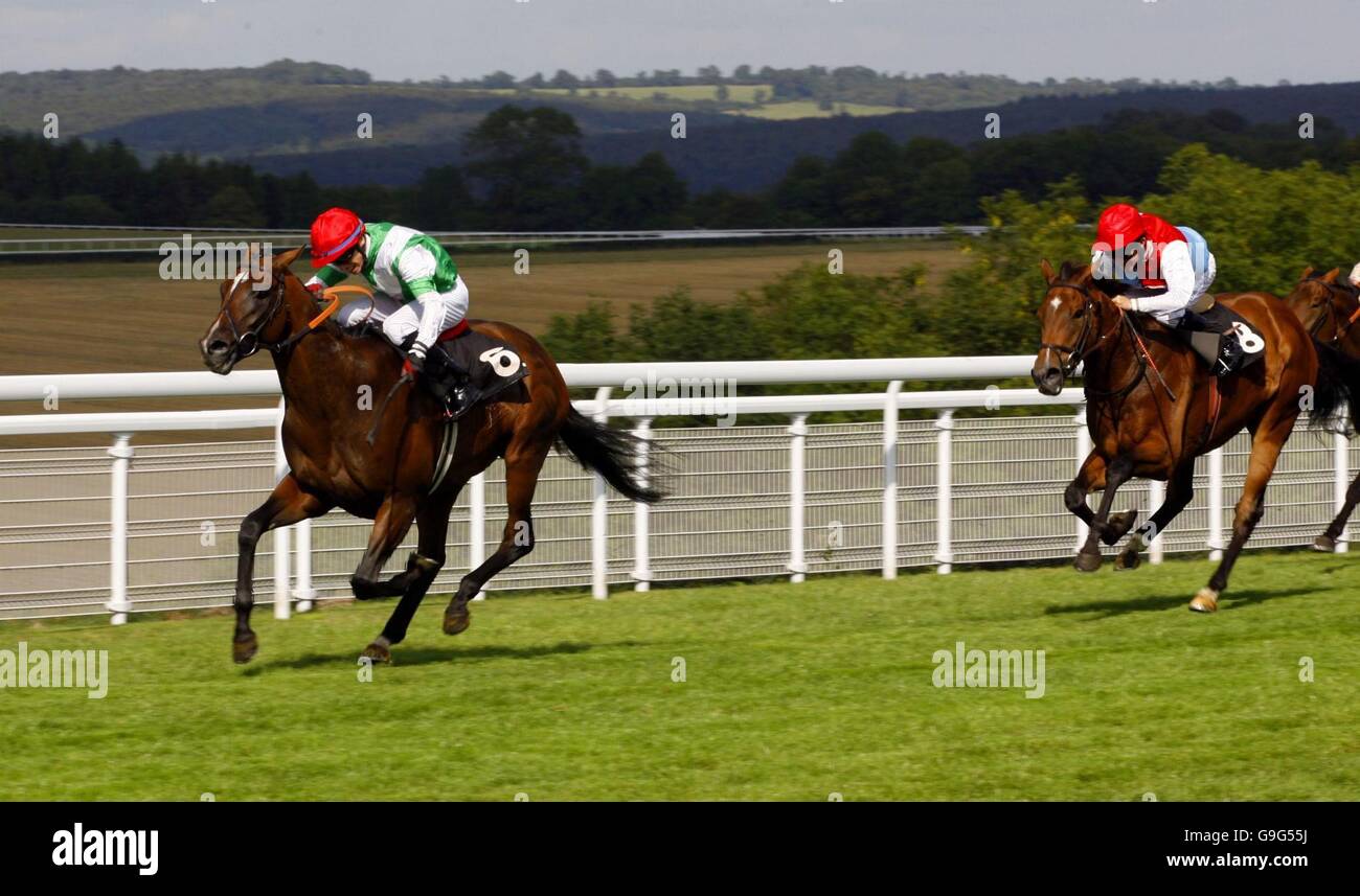Jockey Andrew Elliott on Speedy Sam wins the Beech Stakes at Goodwood ...