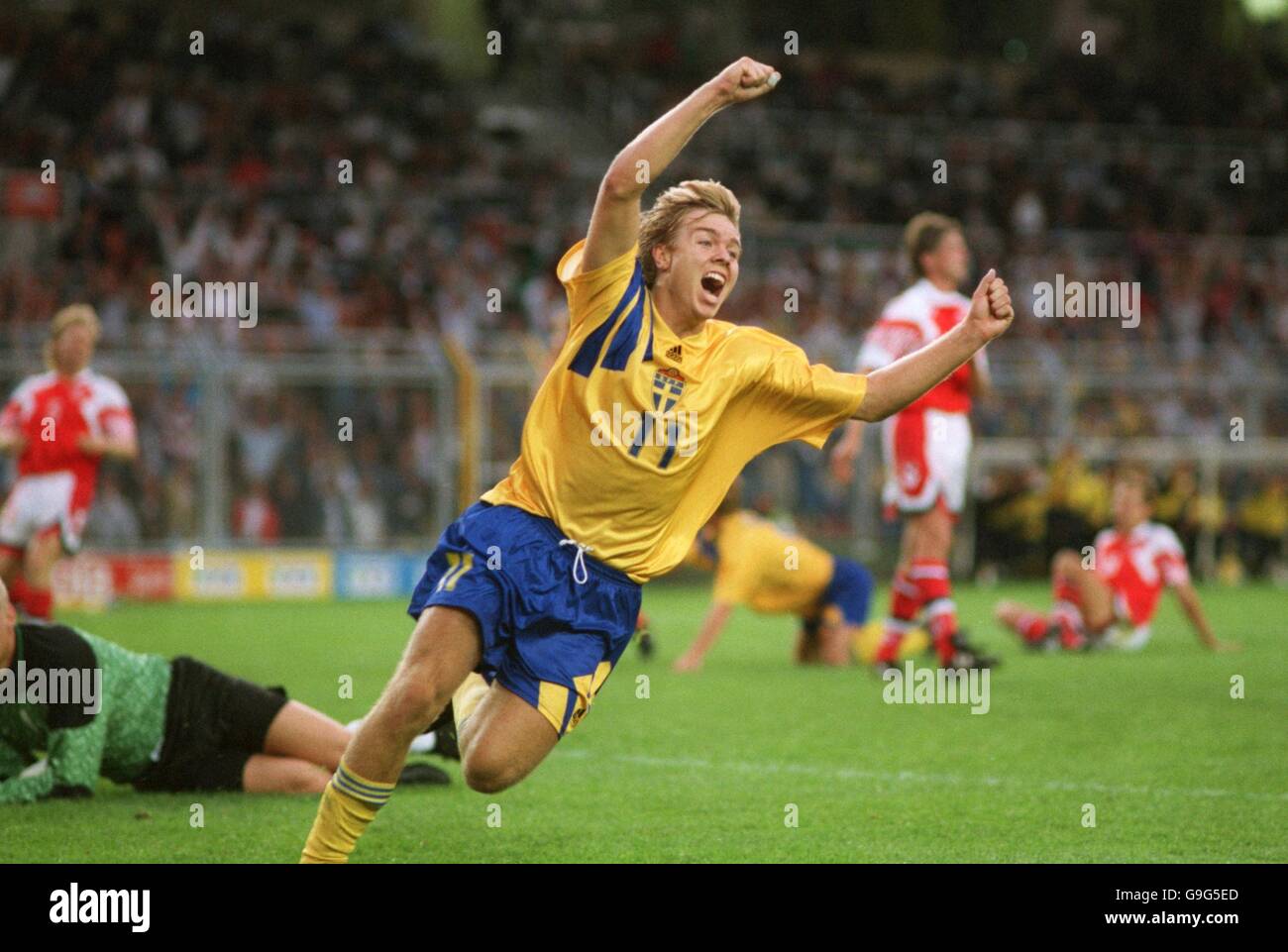 International Soccer - European Championship Finals - Denmark v Sweden ...