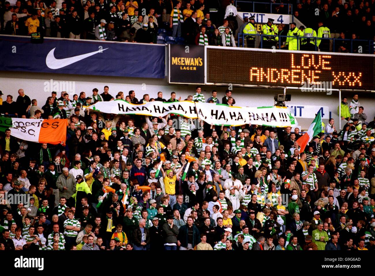 Celtic rangers banner hi-res stock photography and images - Alamy