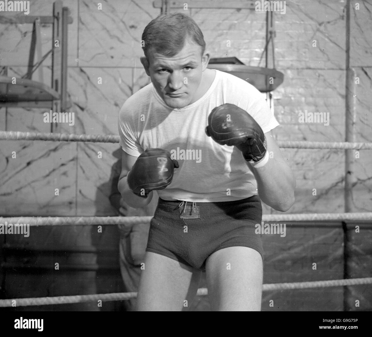 Joe Baksi the American heavyweight, who is in England for his fight a ...