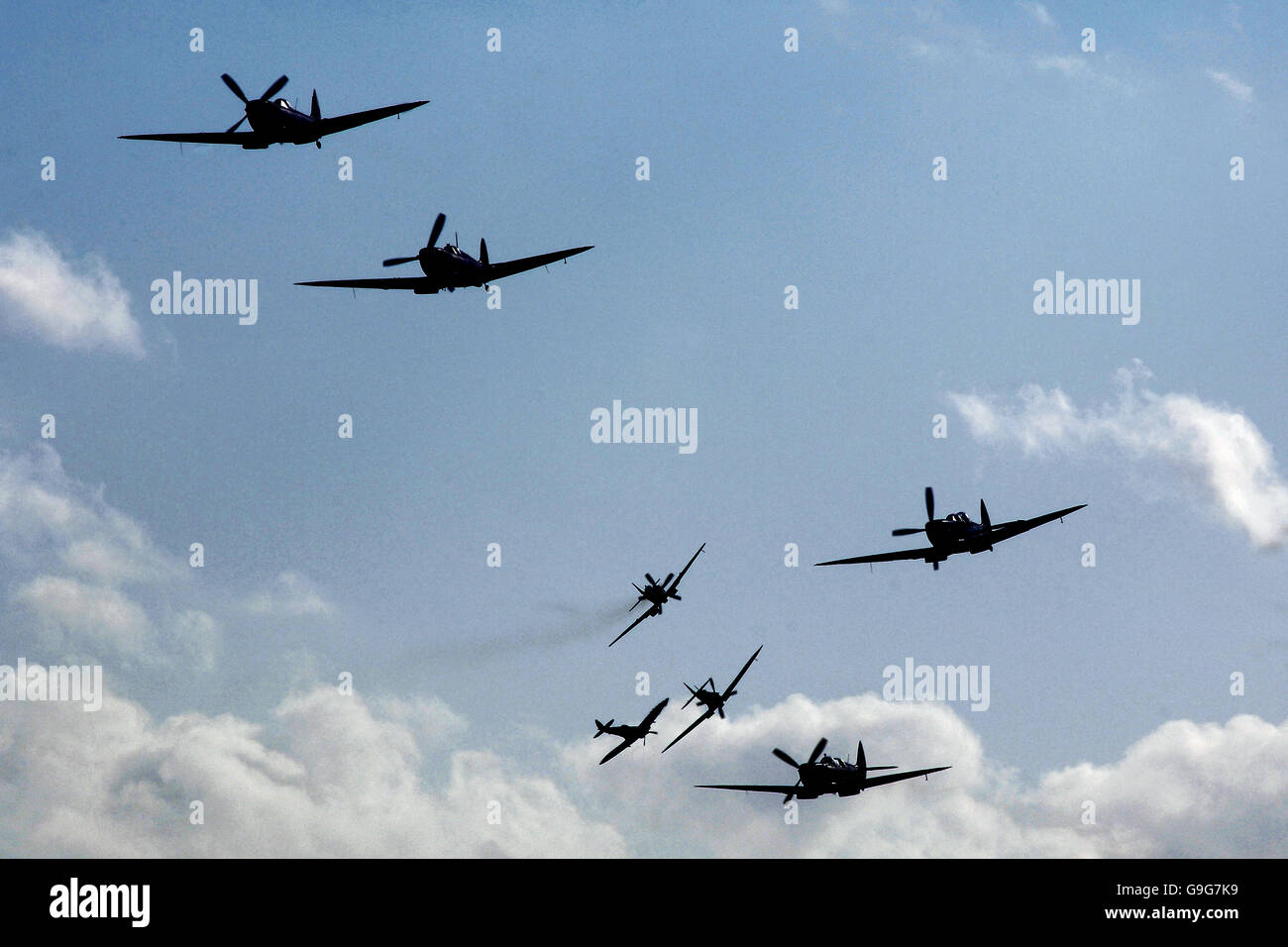 Aviation - Spitfire Show - Duxford Stock Photo - Alamy
