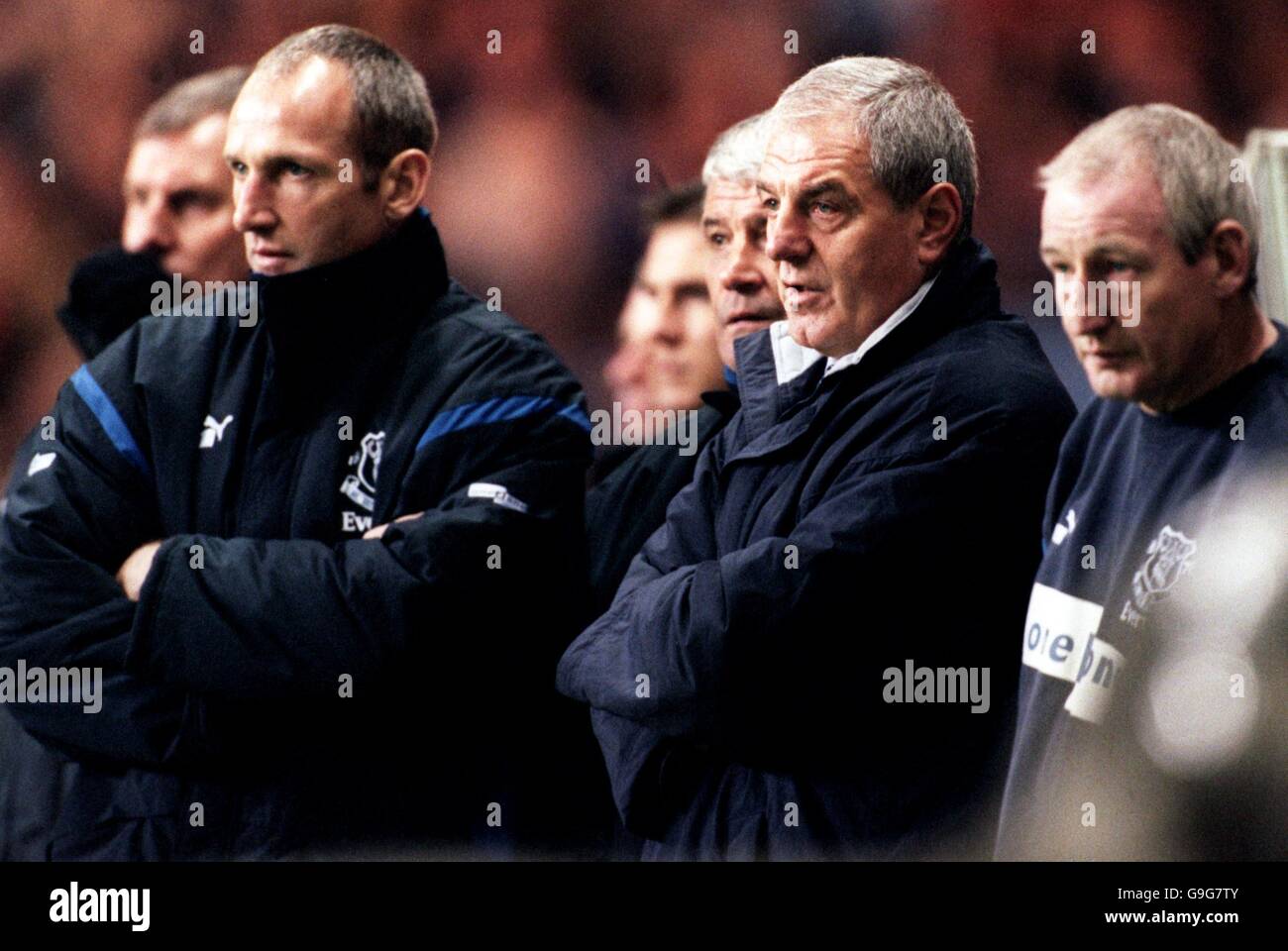 The everton coaching team hi-res stock photography and images - Alamy