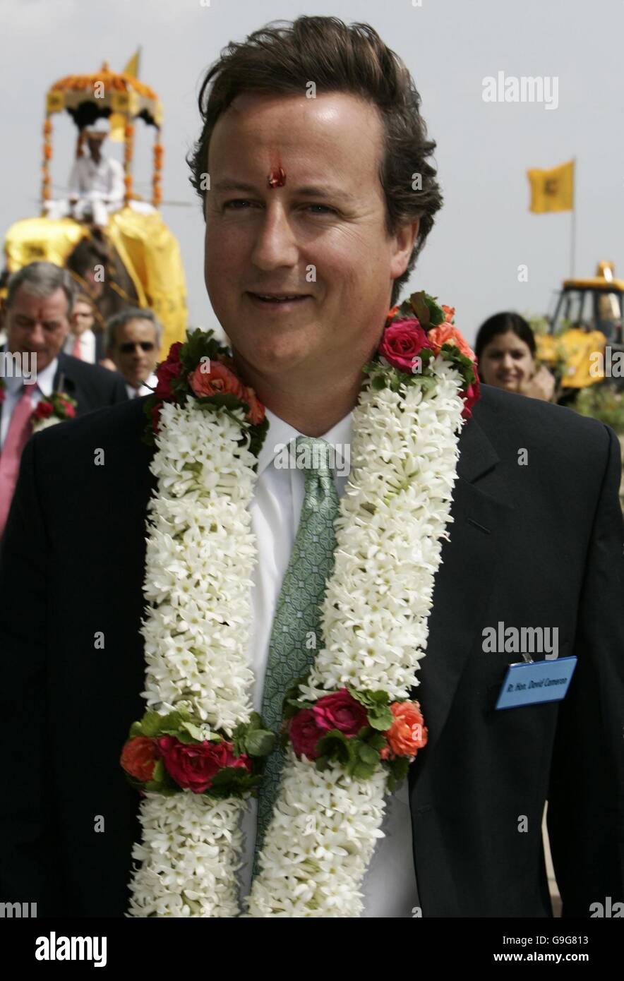 David Cameron on India visit Stock Photo - Alamy