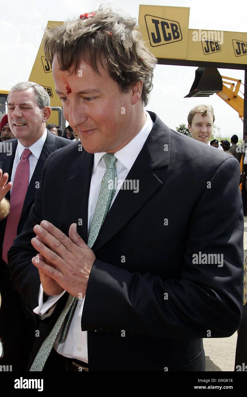 David Cameron on India visit Stock Photo - Alamy