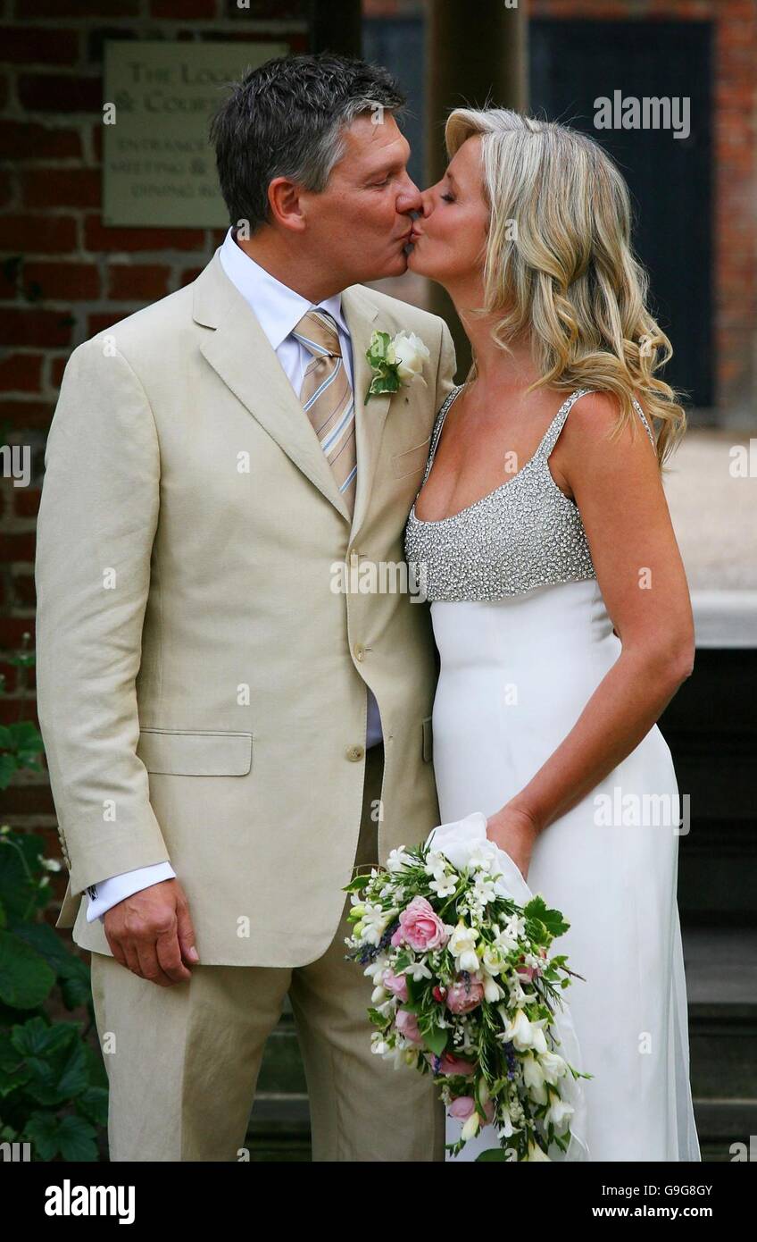 Caron Keating's widowed husband remarries. Russ Lindsay and Sally Meen ...