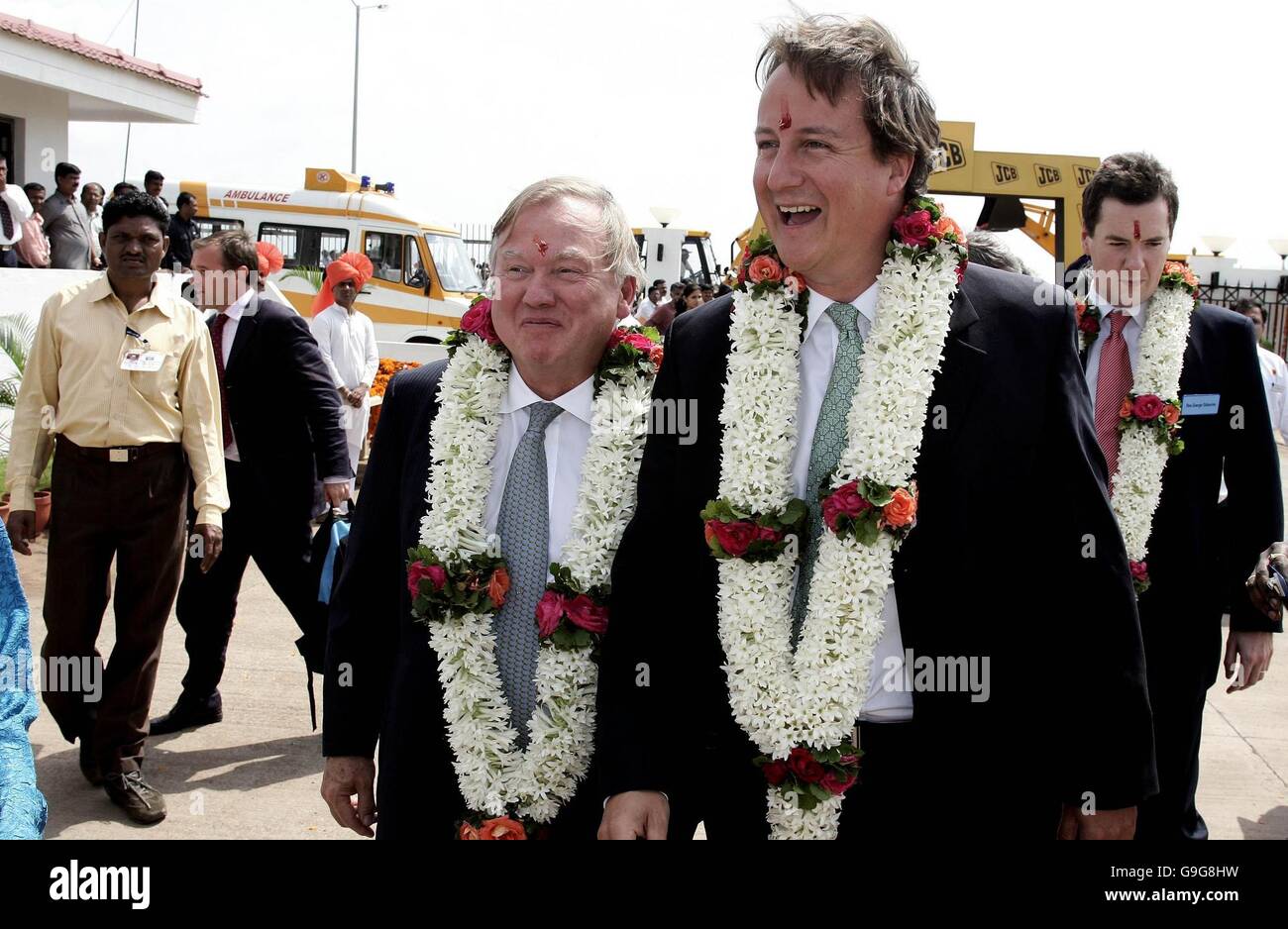 David Cameron on India visit Stock Photo - Alamy
