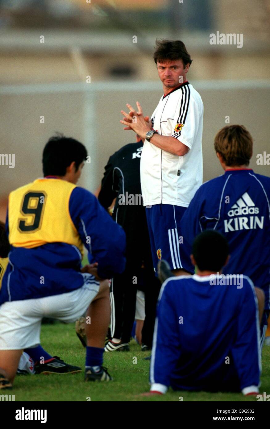 Soccer - Asian Cup 2000 - Japan Training Stock Photo - Alamy
