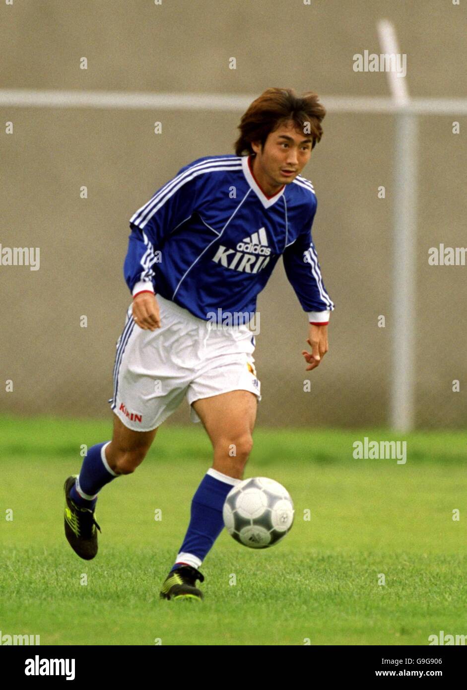Soccer - Asian Cup 2000 - Japan Training. Hideaki Kitajima, Japan Stock ...