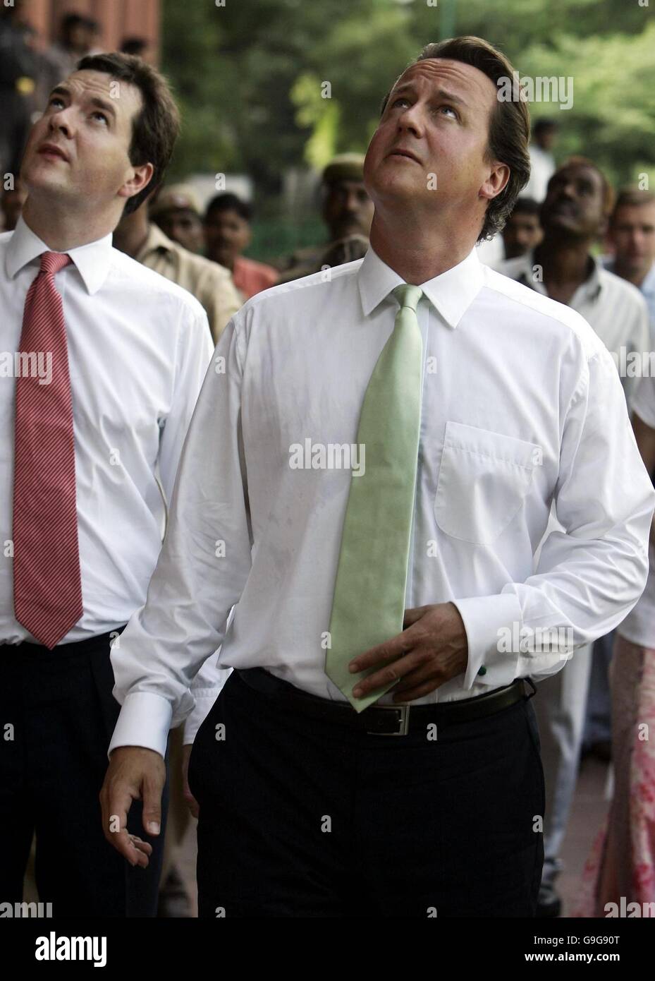 David Cameron on India visit Stock Photo - Alamy