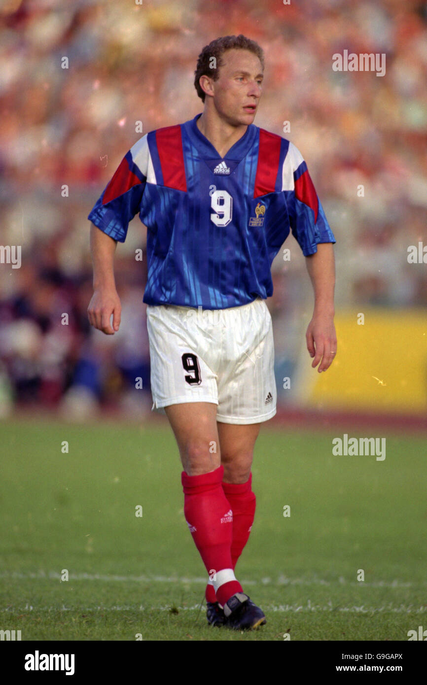 EUROPEAN CHAMPIONSHIPS SOCCER. JEAN-PIERRE PAPIN, FRANCE Stock Photo ...