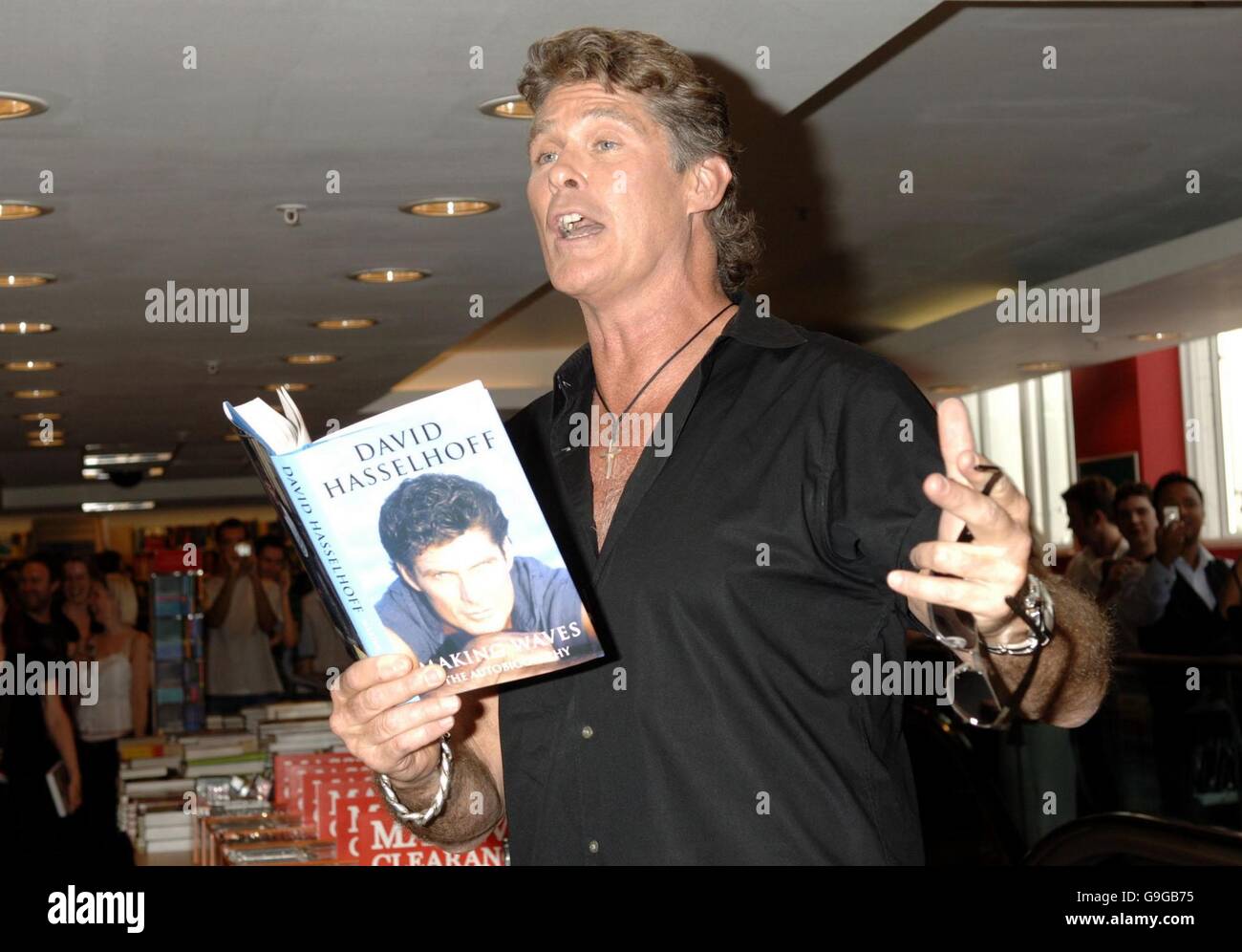 David Hasselhoff book signing Stock Photo - Alamy