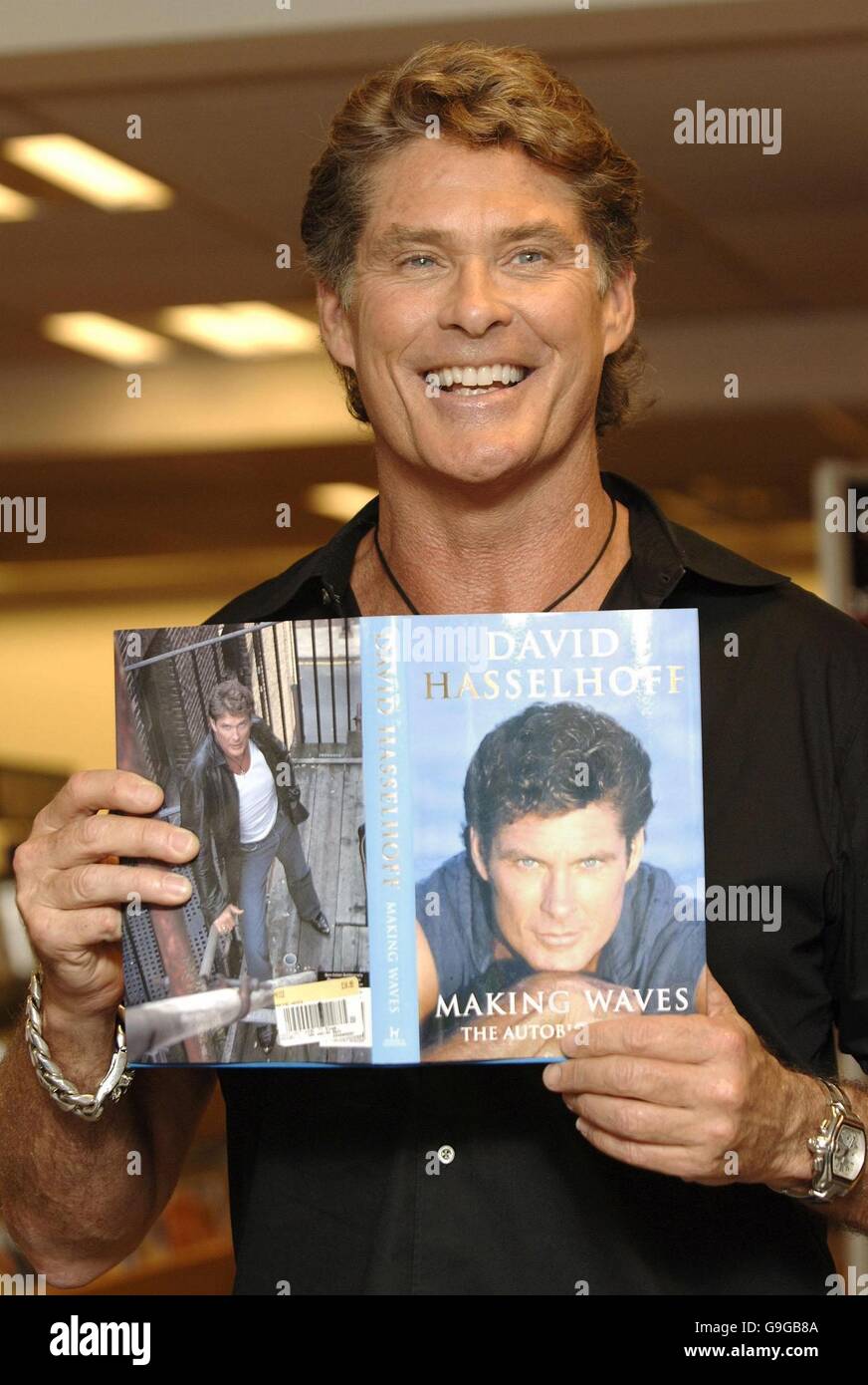David Hasselhoff book signing Stock Photo - Alamy