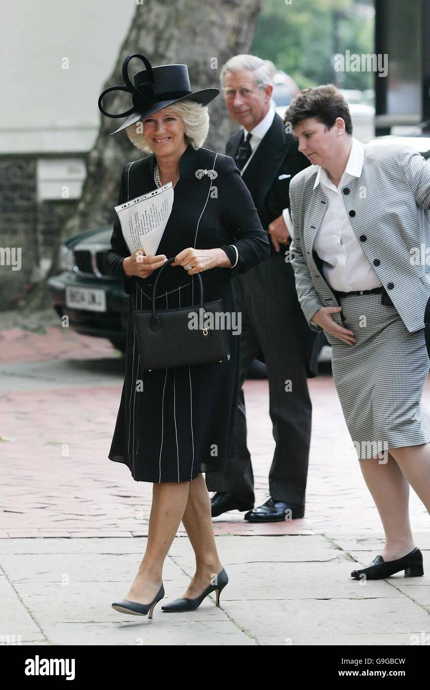 The Prince of Wales and Duchess of Cornwall attend memorial service for ...