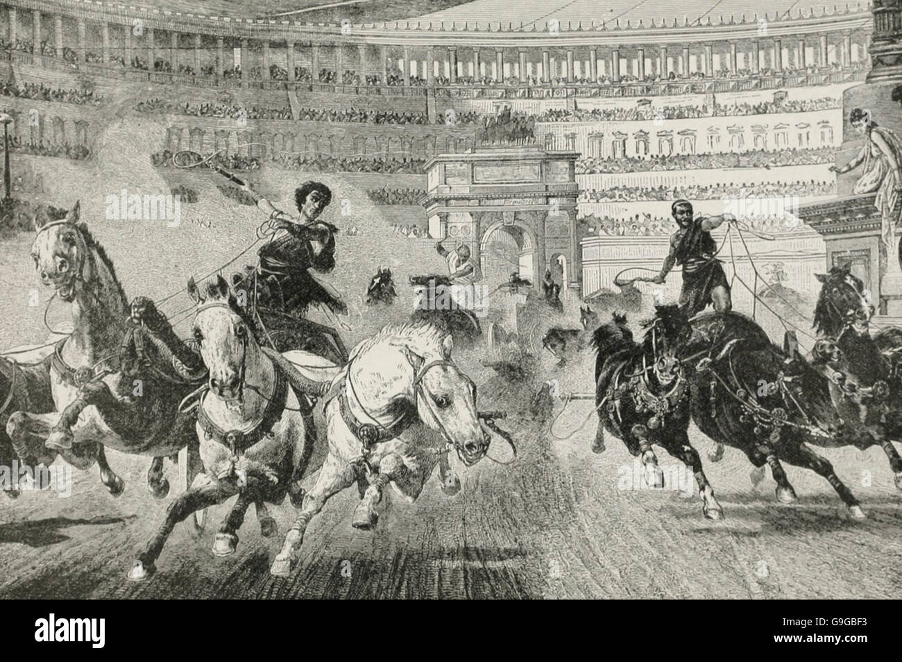 Chariot racing rome hi-res stock photography and images - Alamy