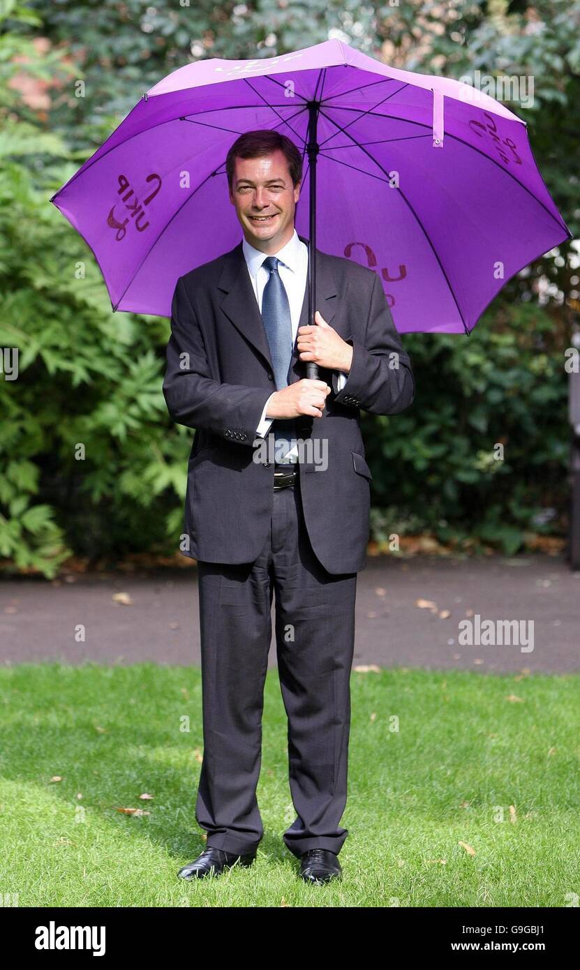 Nigel Farage MEP, the new leader of the United Kingdom Independence ...