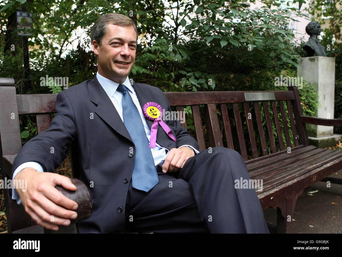 Nigel Farage MEP, the new leader of the United Kingdom Independence ...