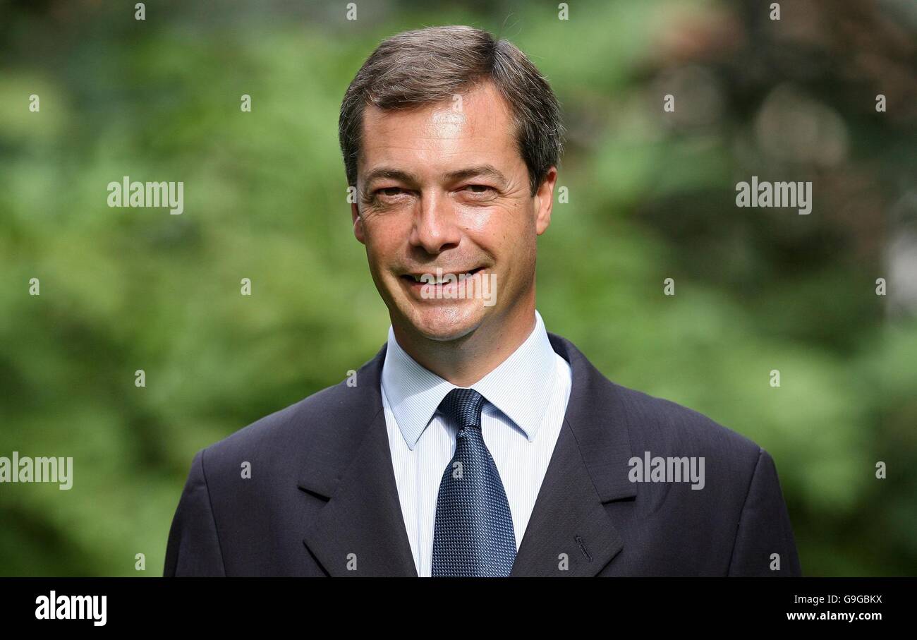 Nigel Farage MEP, the new leader of the United Kingdom Independence ...