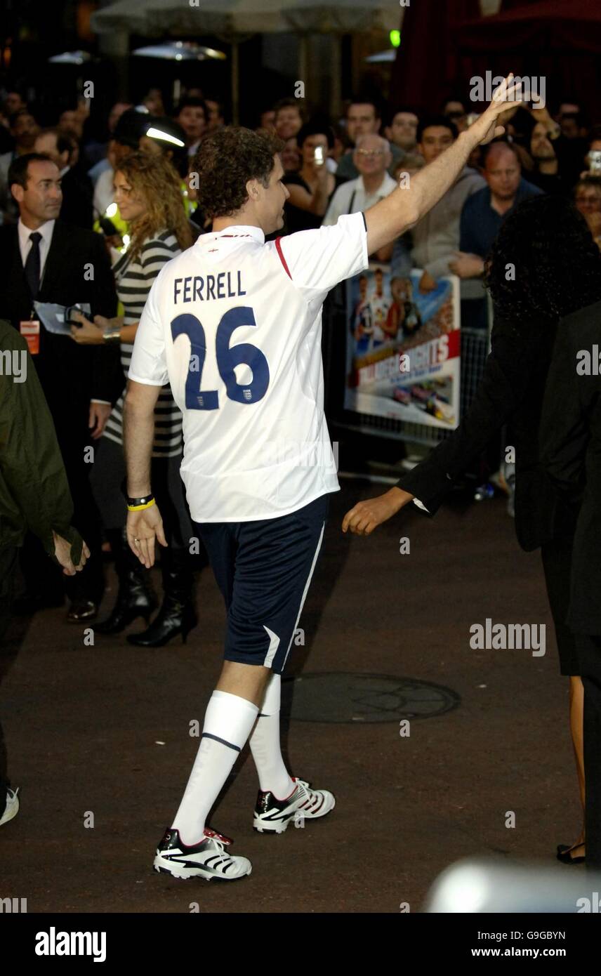 Actor Will Ferrell arrives at the premiere of Talladega Nights in an ...