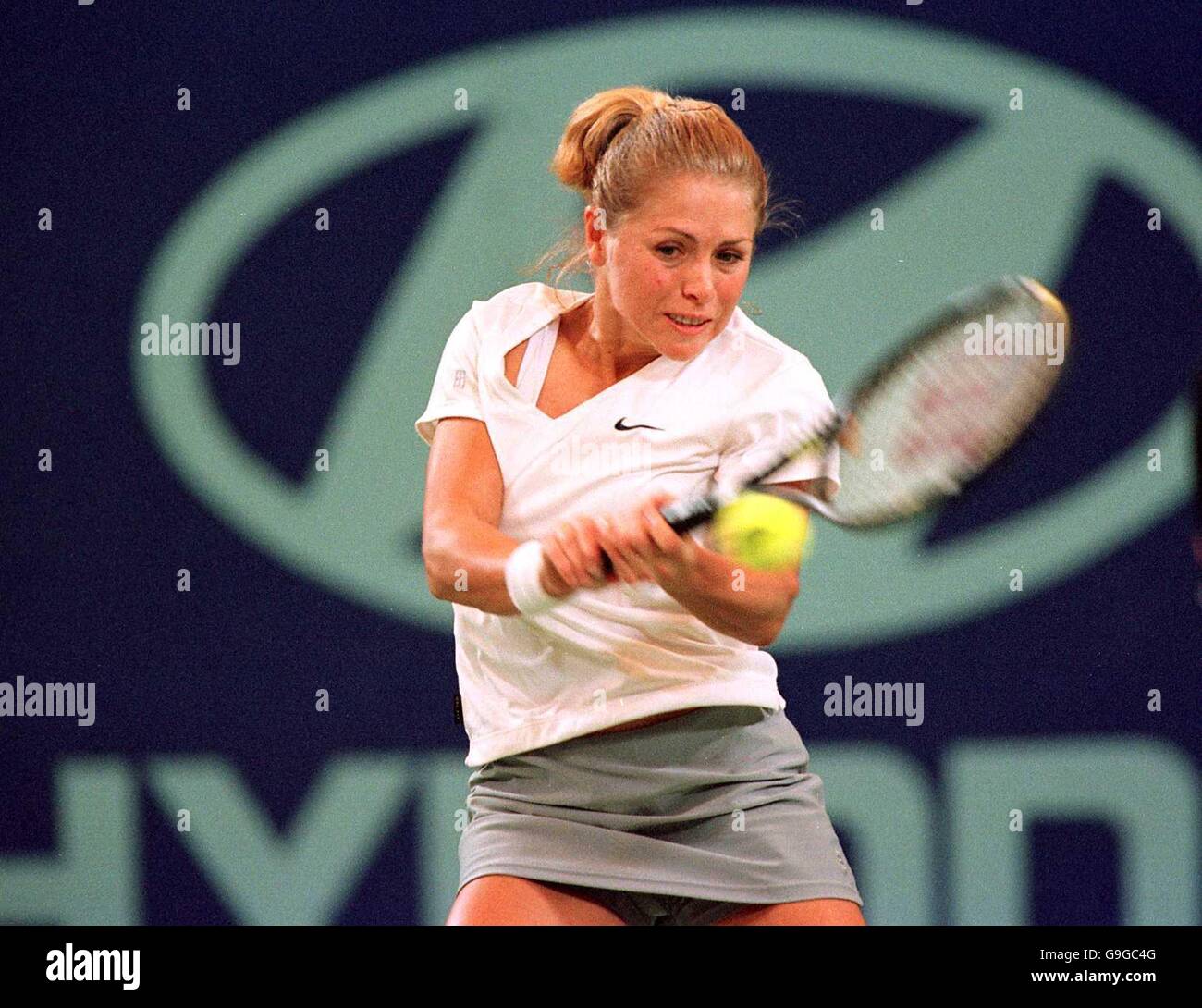 South Africa's Amanda Coetzer in action against Australia's Nicole ...