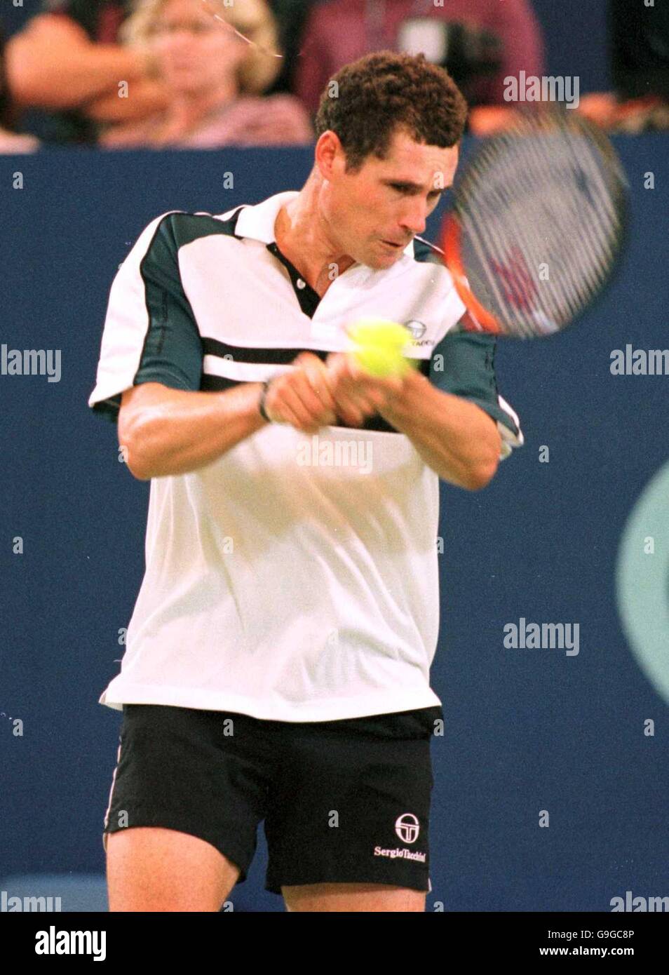 Australia's Richard Fromberg in action against South Africa's Wayne ...