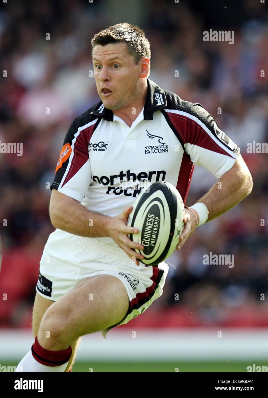 Newcastle's Matt Burke in action during the Guinness Premiership match ...