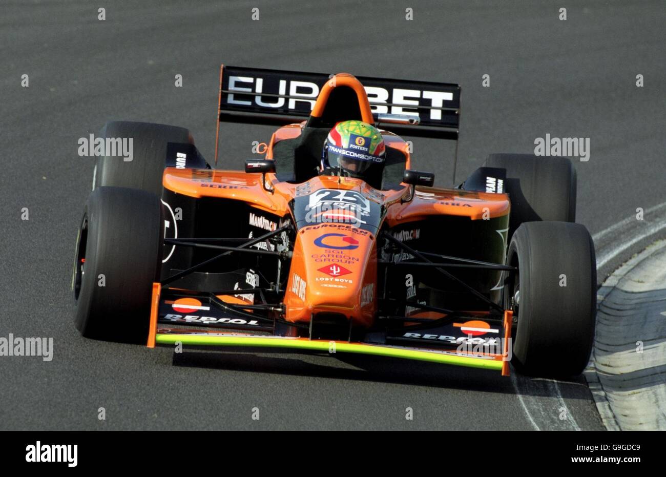 Formula 3000 Motor Racing - Round Nine - Hungaroring. Mark Webber Stock ...