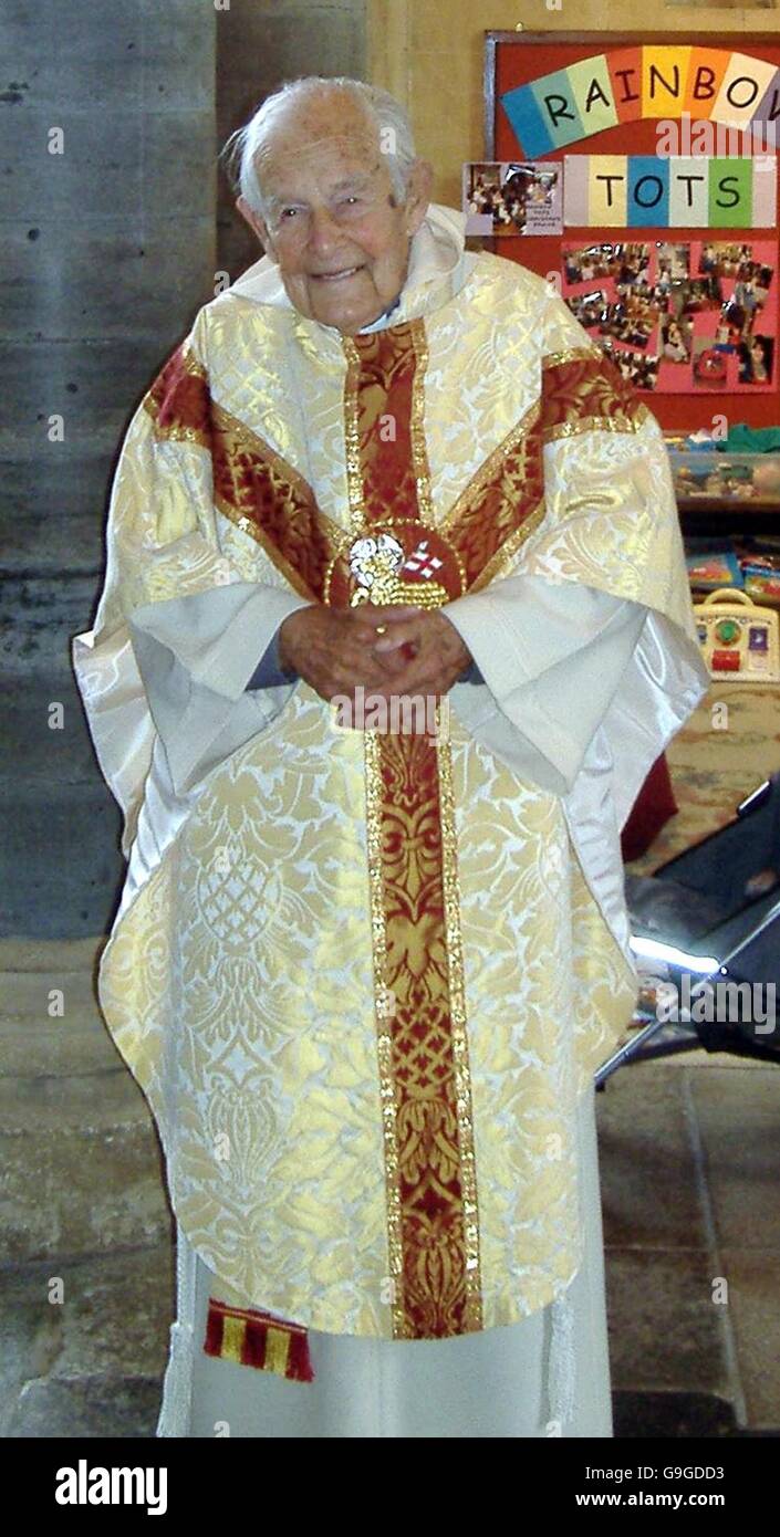 Rev Kingsley Laws at St Thomas Church, Wells in Somerset after he made ...