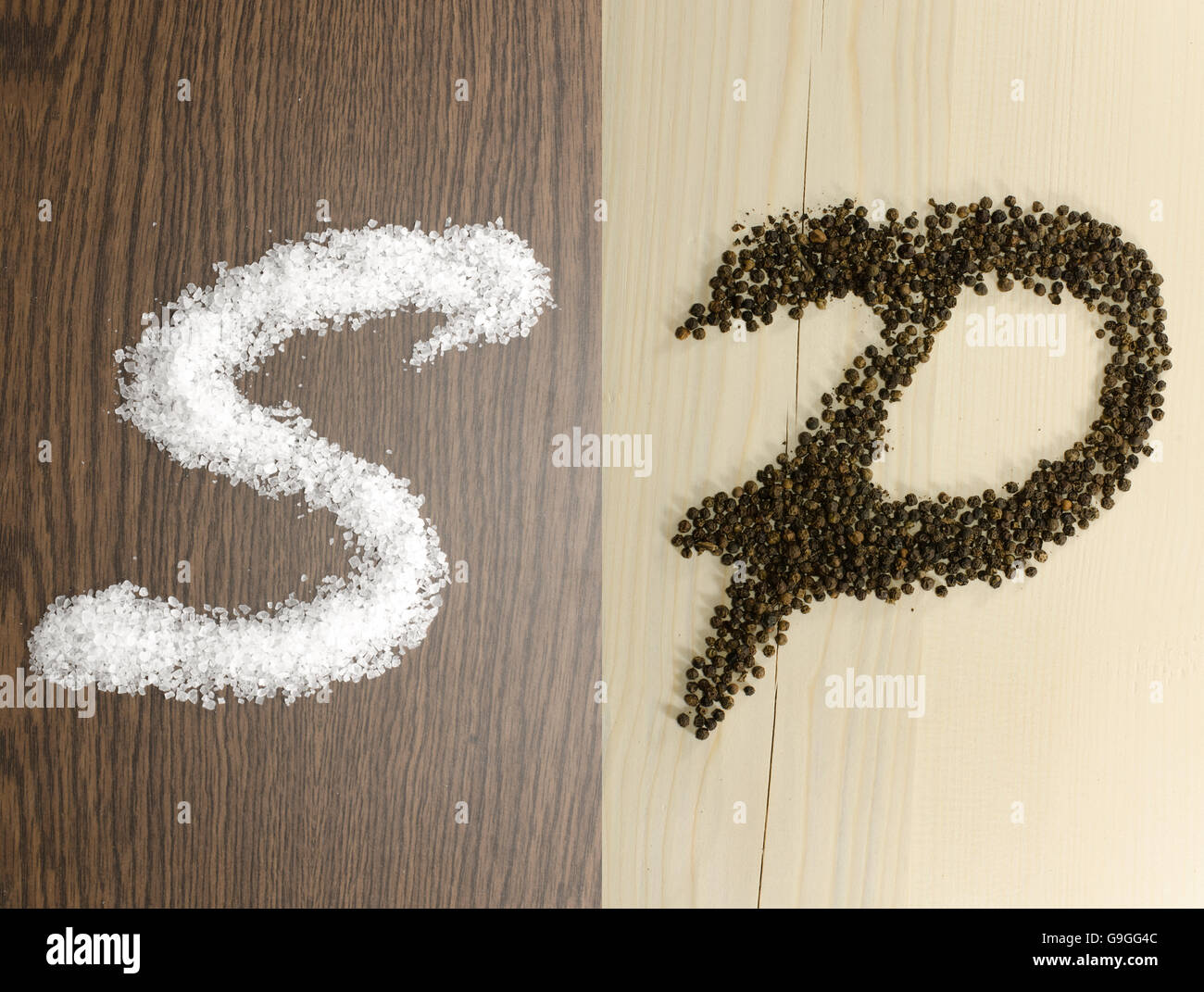Wooden cooking letters hi-res stock photography and images - Alamy