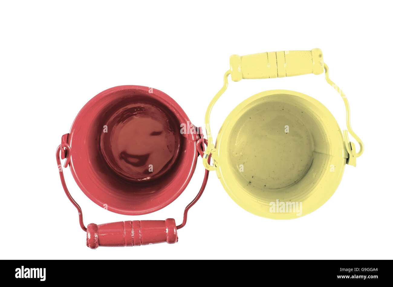 Red metal pail hi-res stock photography and images - Alamy