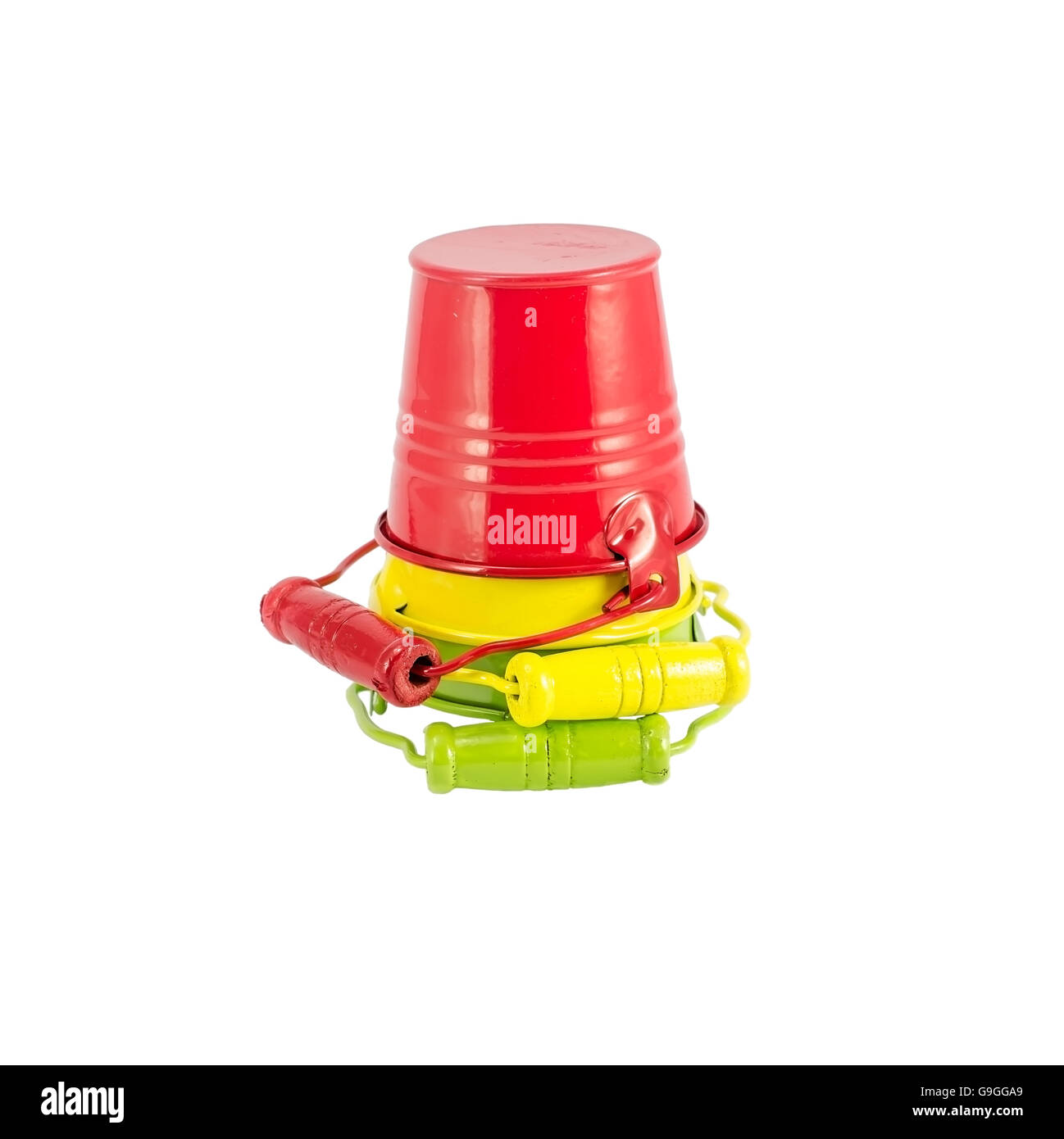 Colored buckets hi-res stock photography and images - Alamy